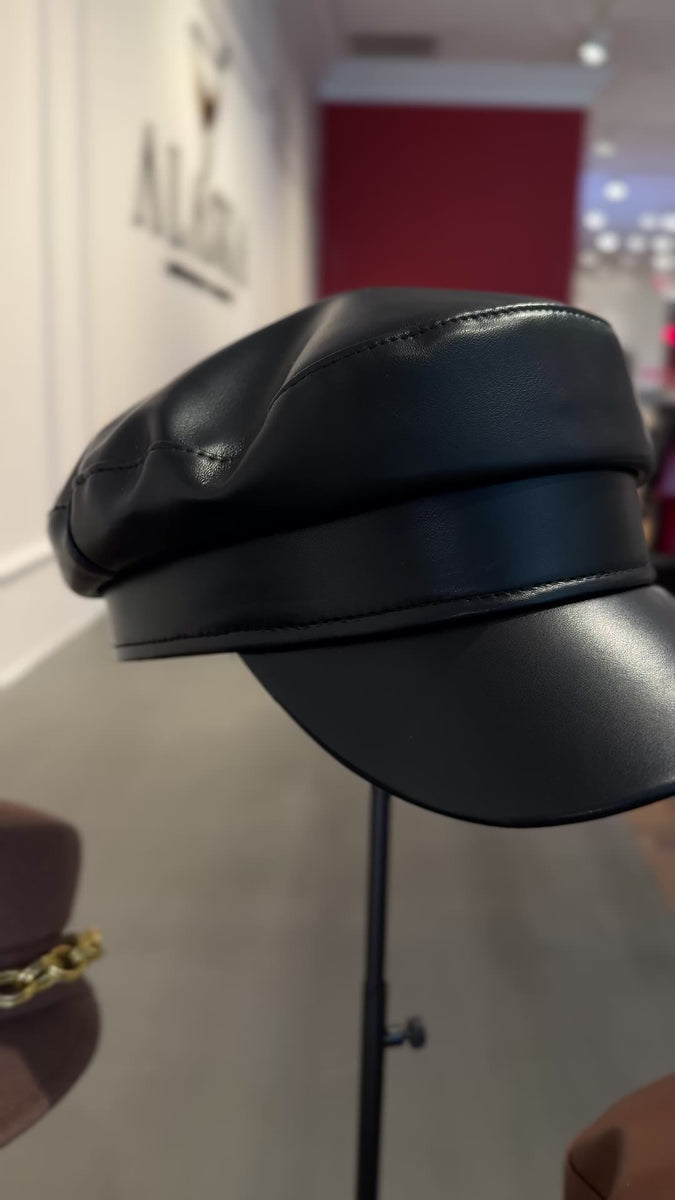 Athena Vegan Leather Cap – Alaska® Outerwear Company