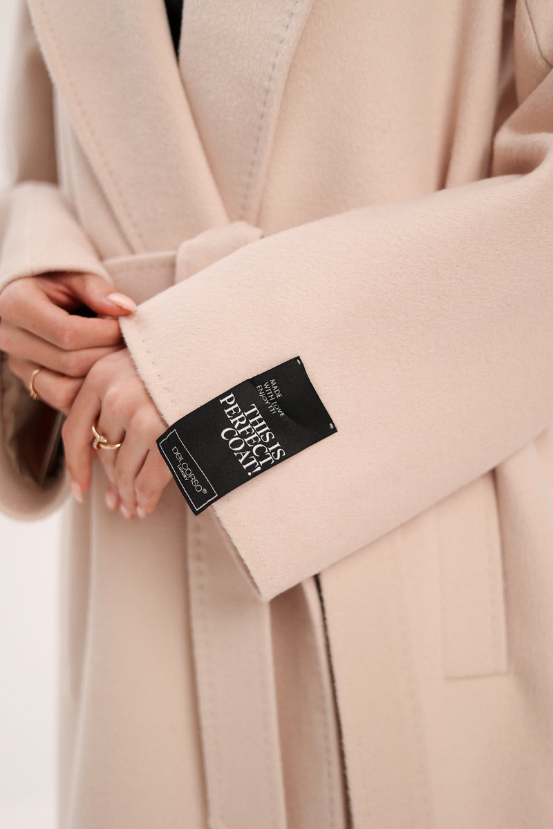Chester Premium Wool Cashmere Coat in Praline – Alaska® Outerwear Company