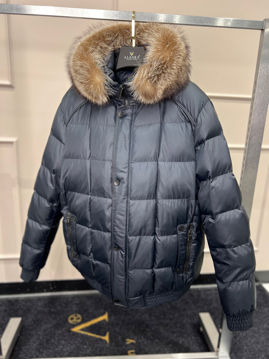 Genuine Fur Trim Sorona® Insulated Puffer Jacket – Alaska® Outerwear ...