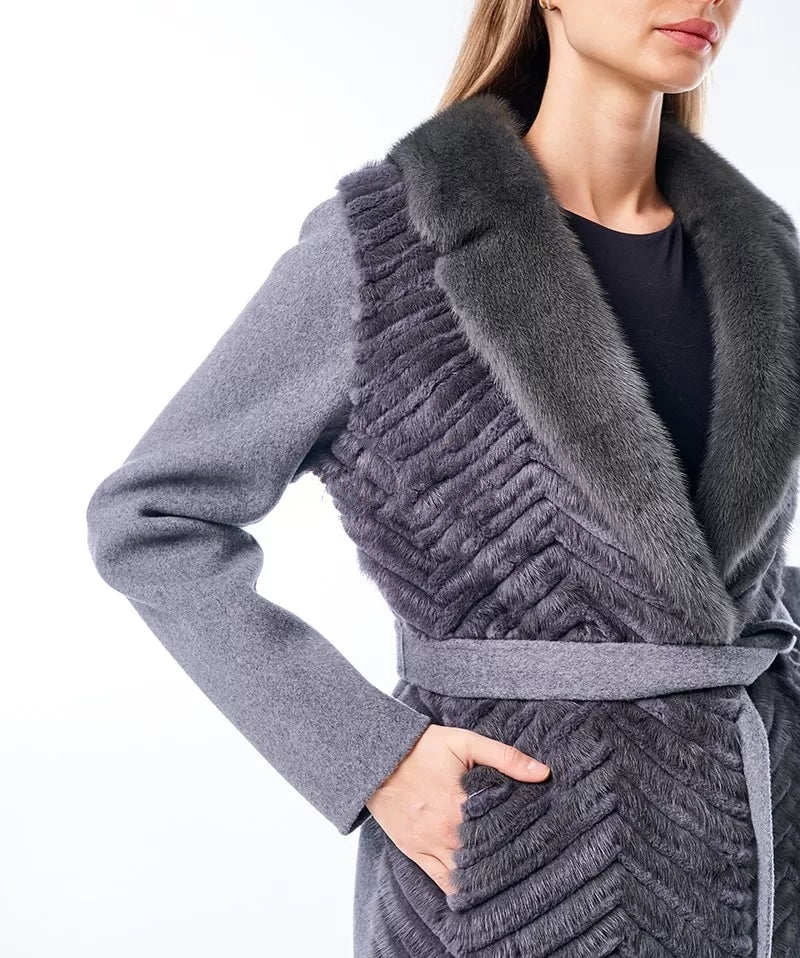 mink wool coat